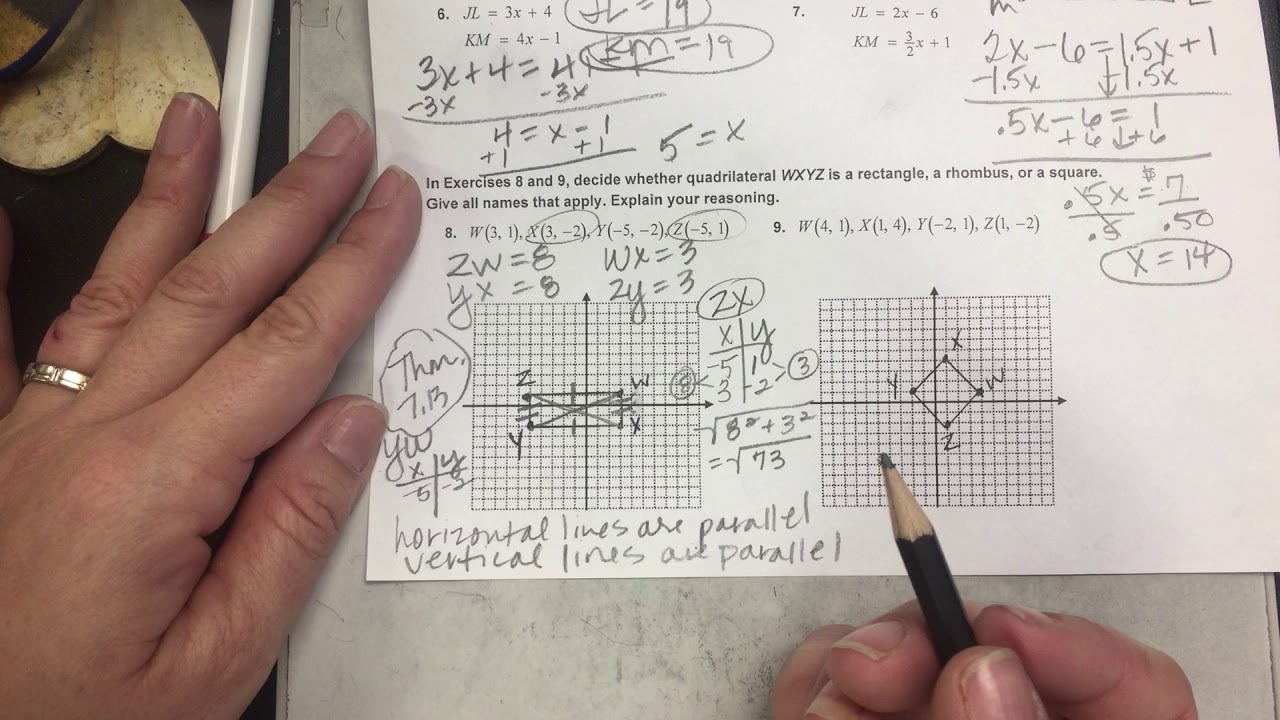 Geometry 7 4 Practice YouTube Geometry 7 4 Practice YouTube