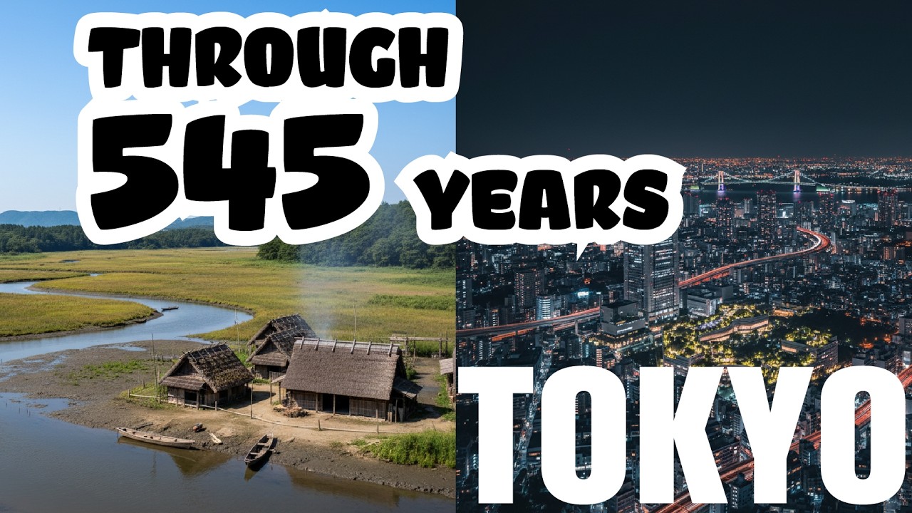 What Tokyo looked like over 550 years? History of Tokyo - From swamp to ...