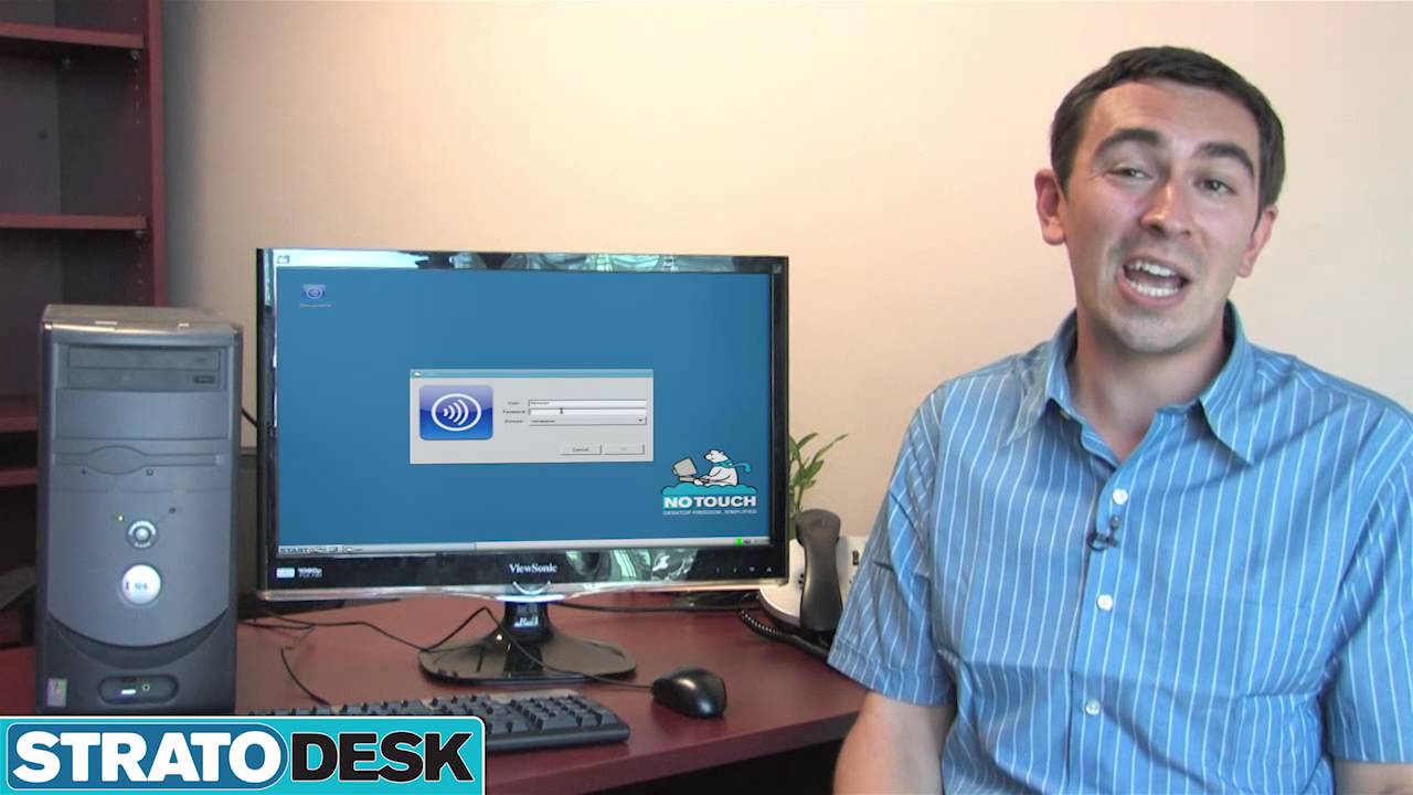 Stratodesk's NoTouch Desktop - YouTube