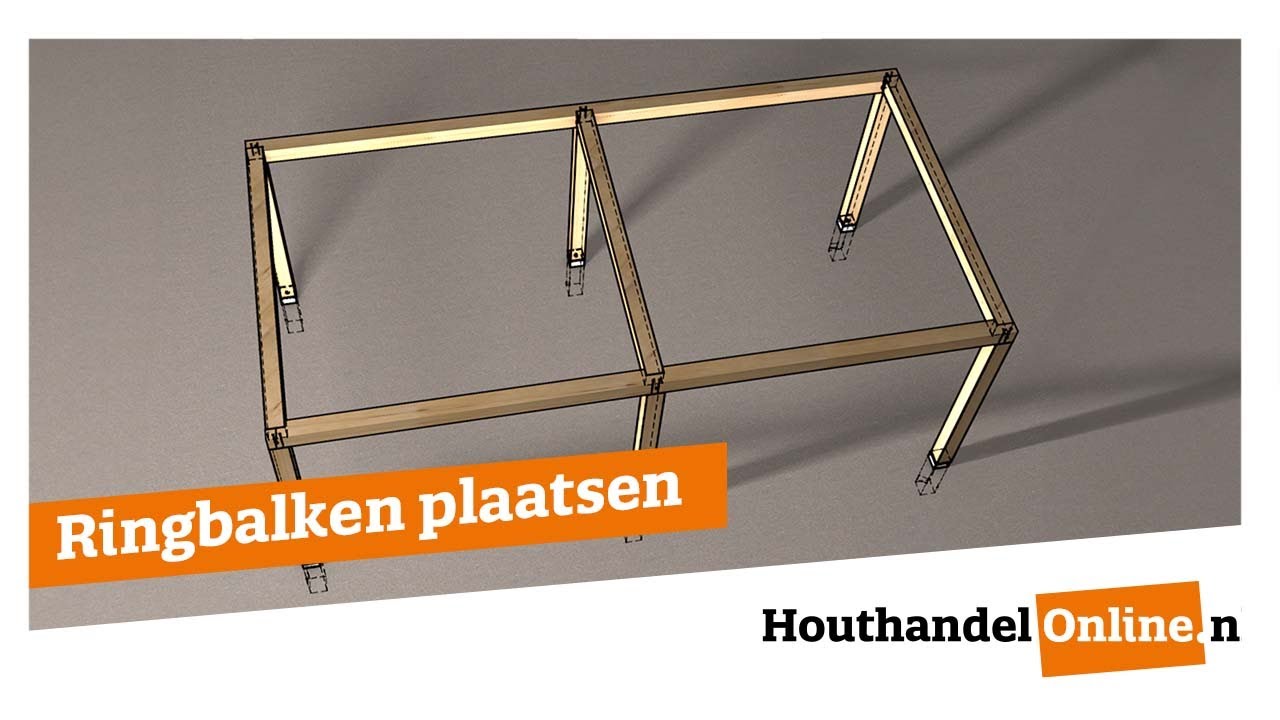 Ringbalken plaatsen - YouTube