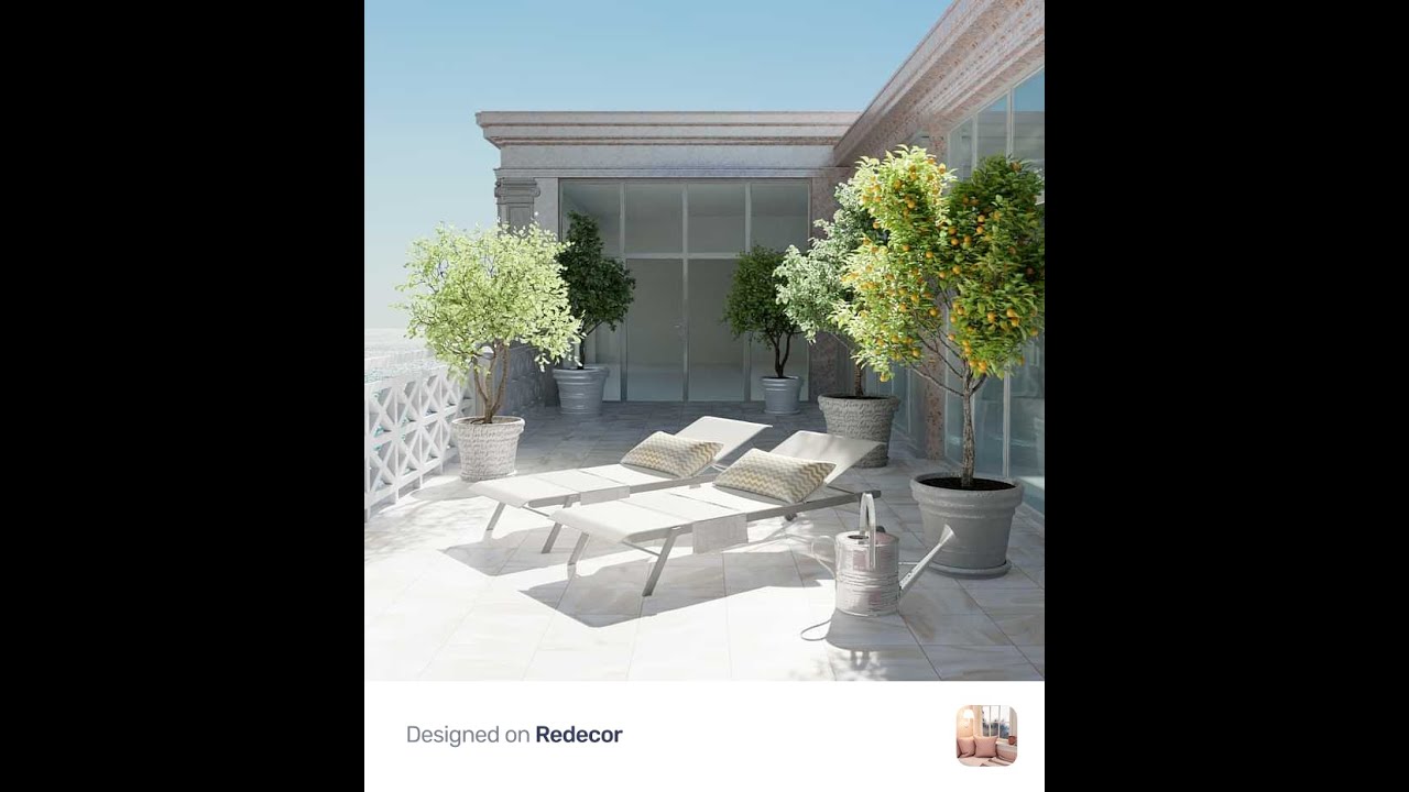 #Redecor game Ideally design Backyard - YouTube