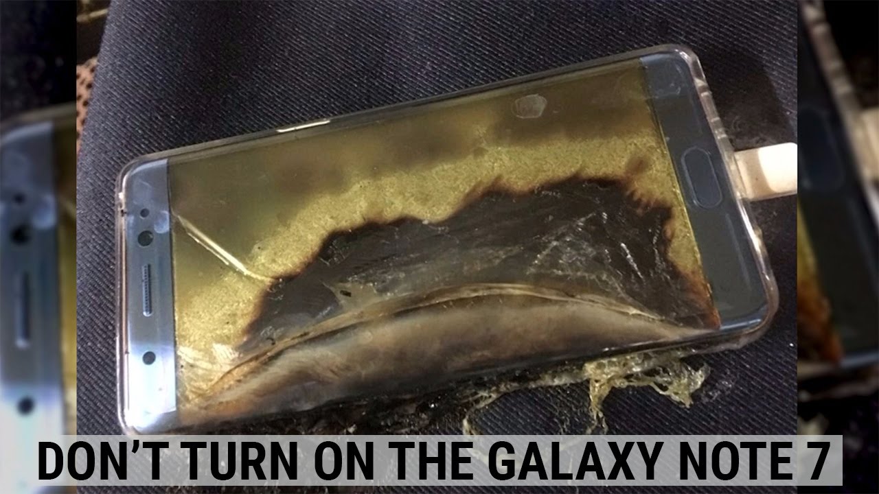 Samsung says don't even turn on your Galaxy Note 7 - YouTube