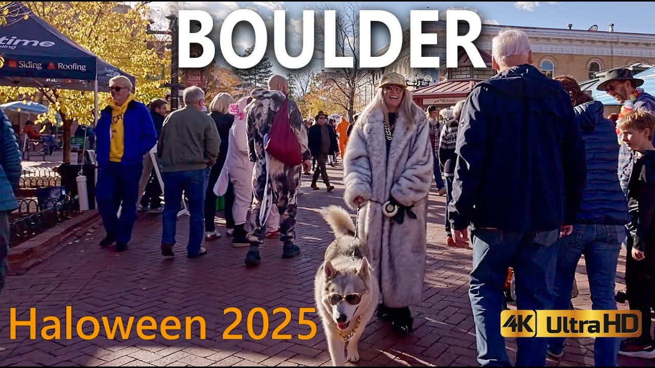 Boulder Halloween 2025 on Pearl Street Walking Tour 🎃 4K - YouTube