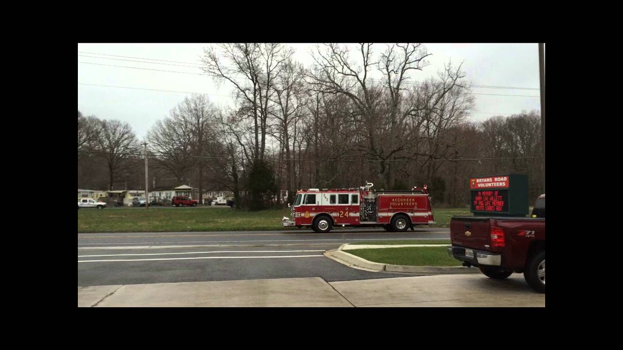 Indian Head VFD Tower 9, Accokeek VFD Engine 824, NDW Truck 20 - YouTube