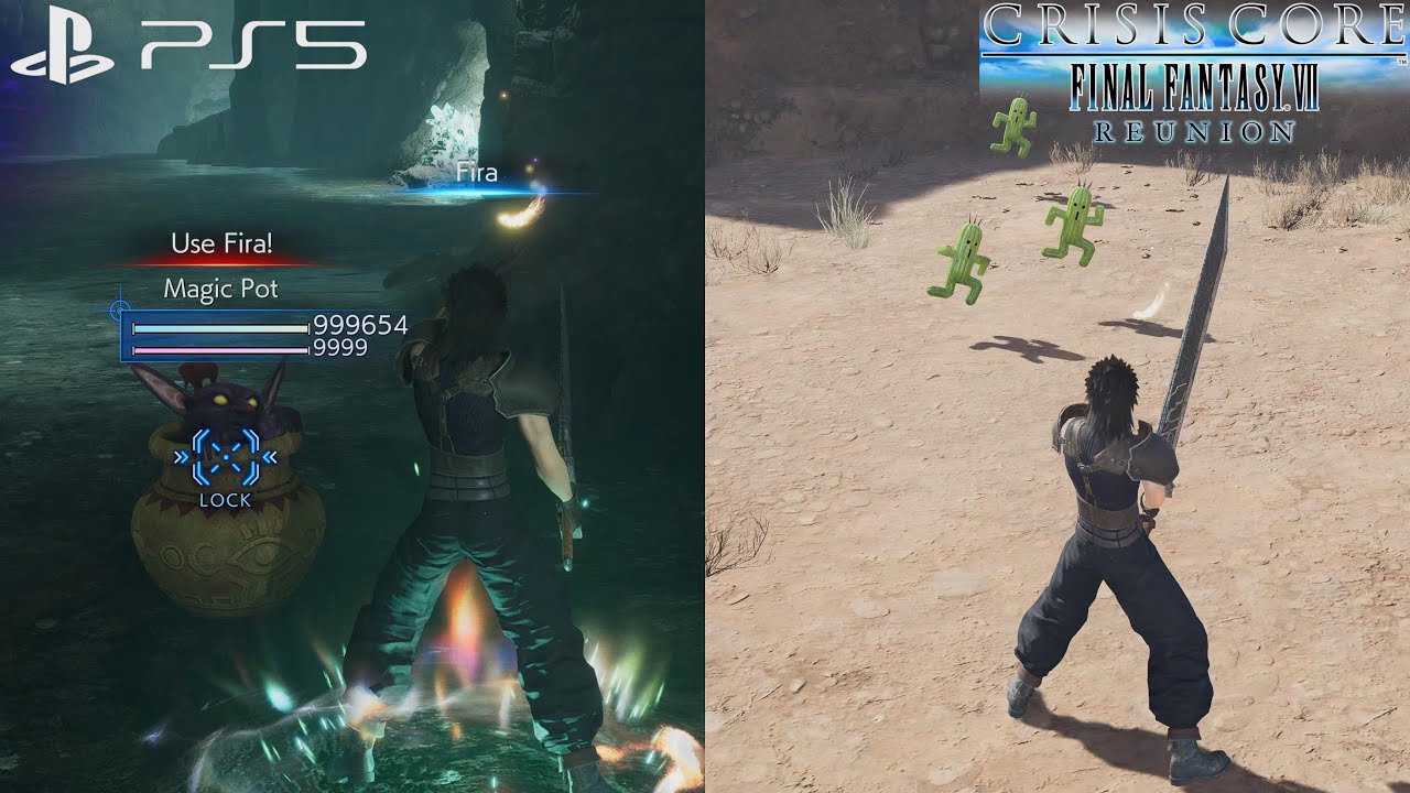Final Fantasy 7 Crisis Core Reunion: Hidden Mission M10-1 & "Cactuar ...