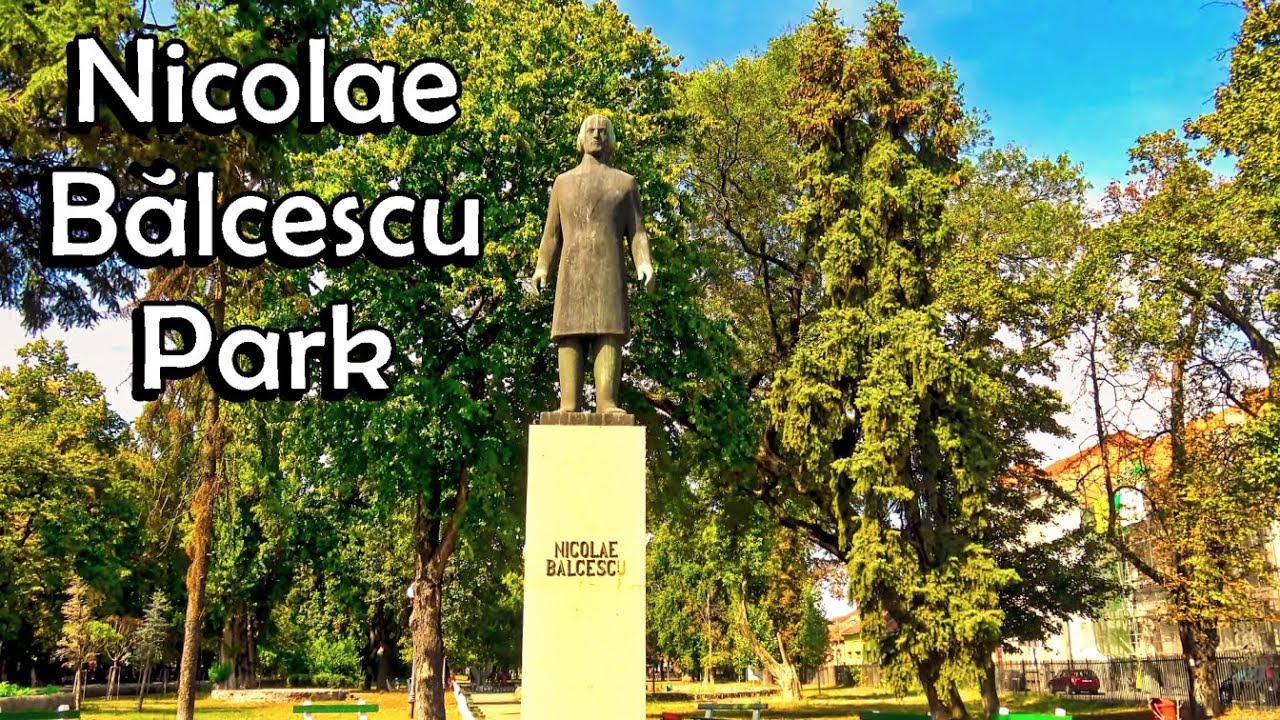 Nicolae Balcescu Park (Parcul Nicolae Balcescu) in Oradea, filmed in 4K ...