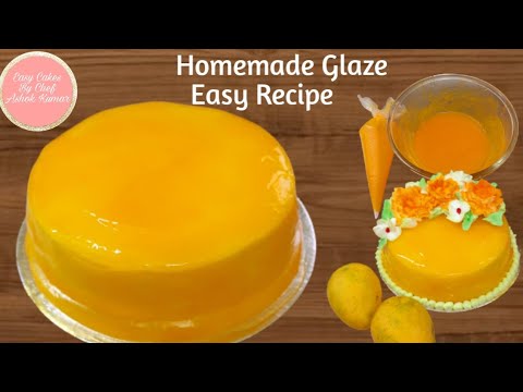 Mango Glaze Recipe | Mango Gel Easy Recipe | Fruit Glaze | Mango Glaze ...