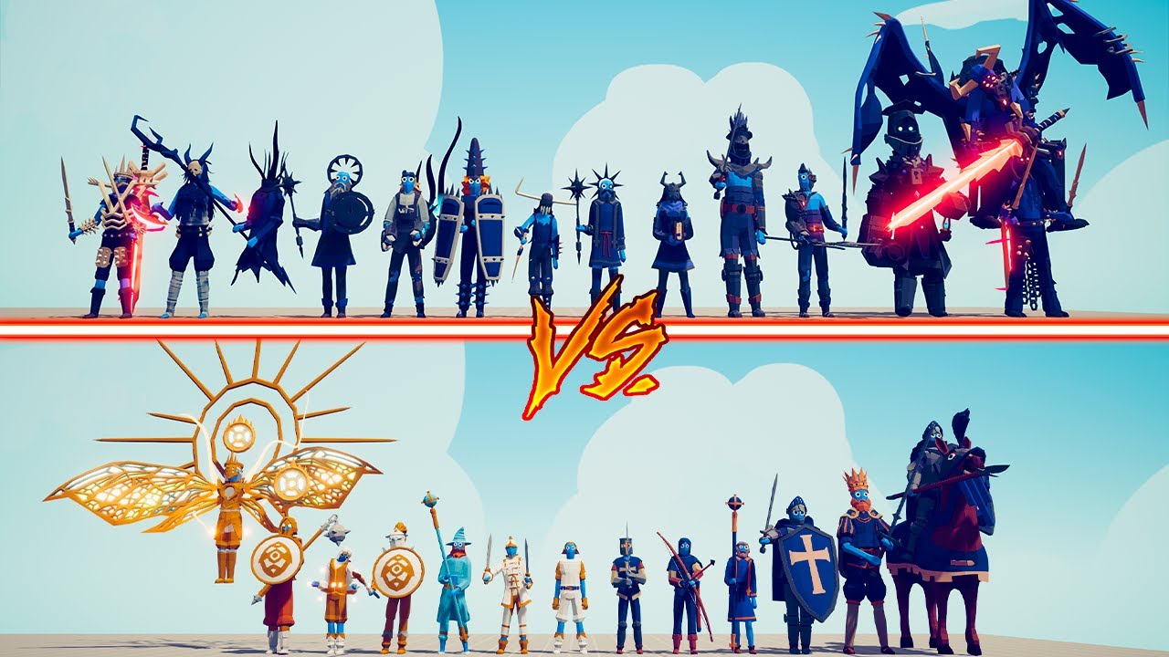 GOOD DLC + MEDIEVAL TEAM vs MEGA EVIL TEAM - Totally Accurate Battle ...