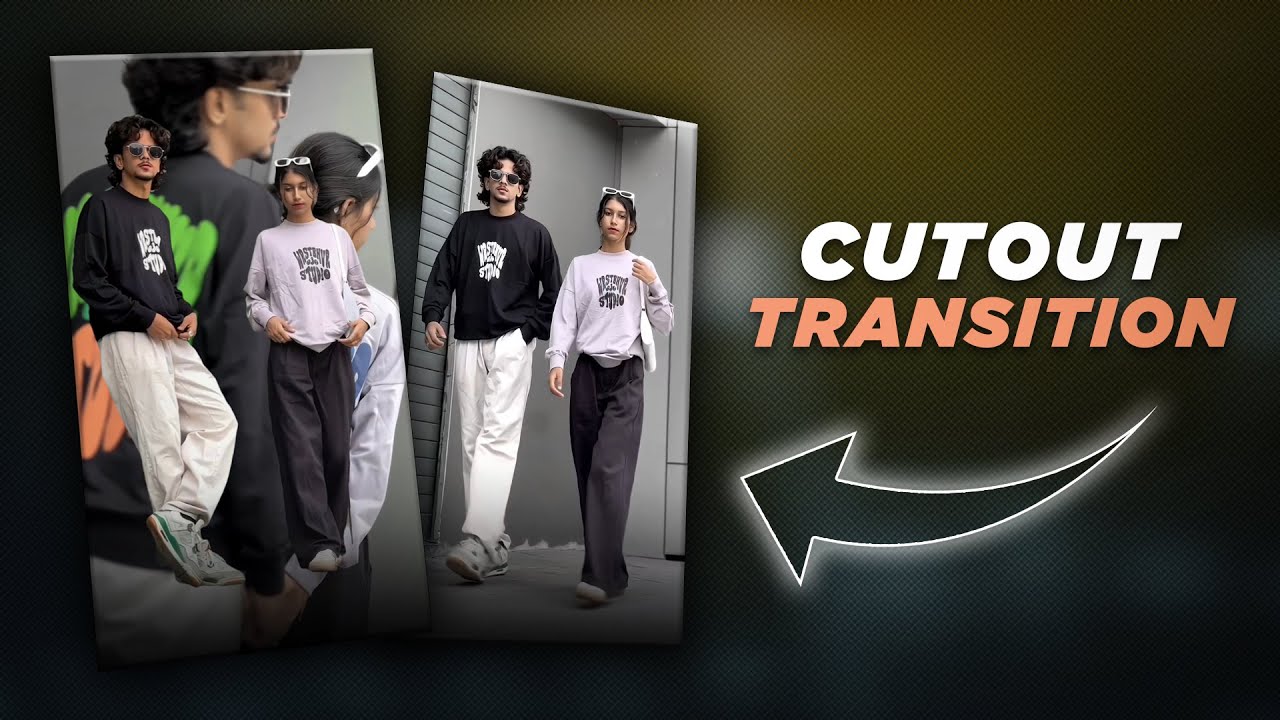 Character cut out transition capcut | How to Edit CUTOUT Transition in ...