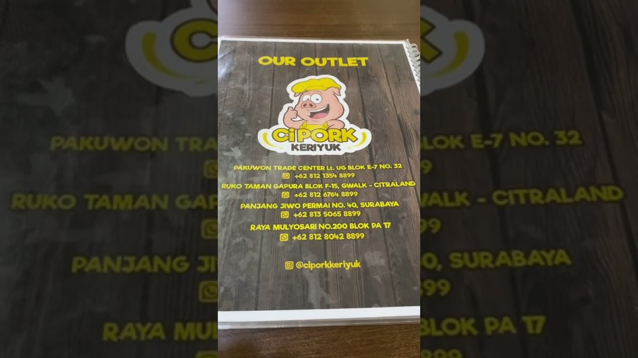 Menu Cipork Keriyuk #shorts - YouTube