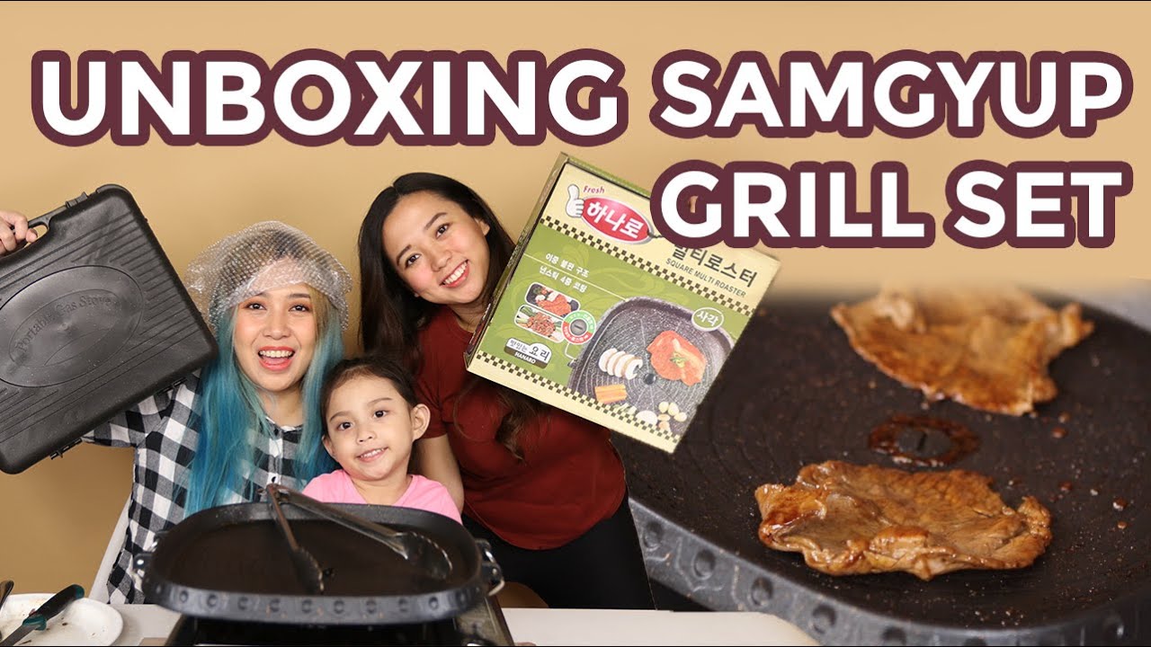 SAMGYUP GRILL SET | UNBOXING SERIES | Philippines | #Quarantine - YouTube