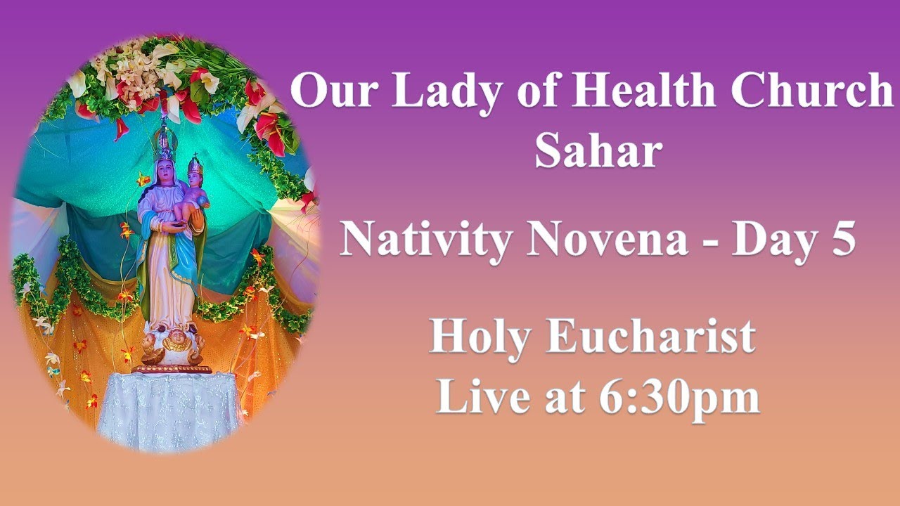 Holy Eucharist - Nativity Novena Day 5 - 3rd September 2021 - YouTube