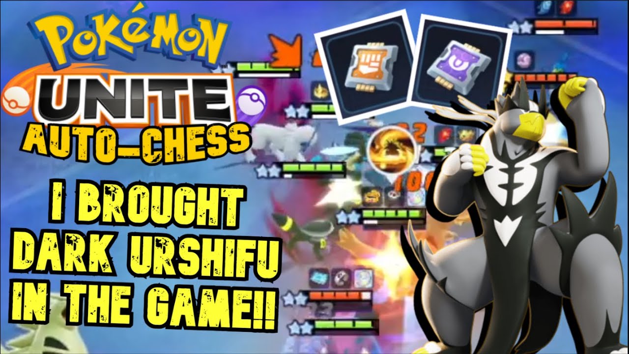 DARK & FIGHTING SYNERGIES MAKES DARK URSHIFU!!!! | Pokemon Unite TFT ...