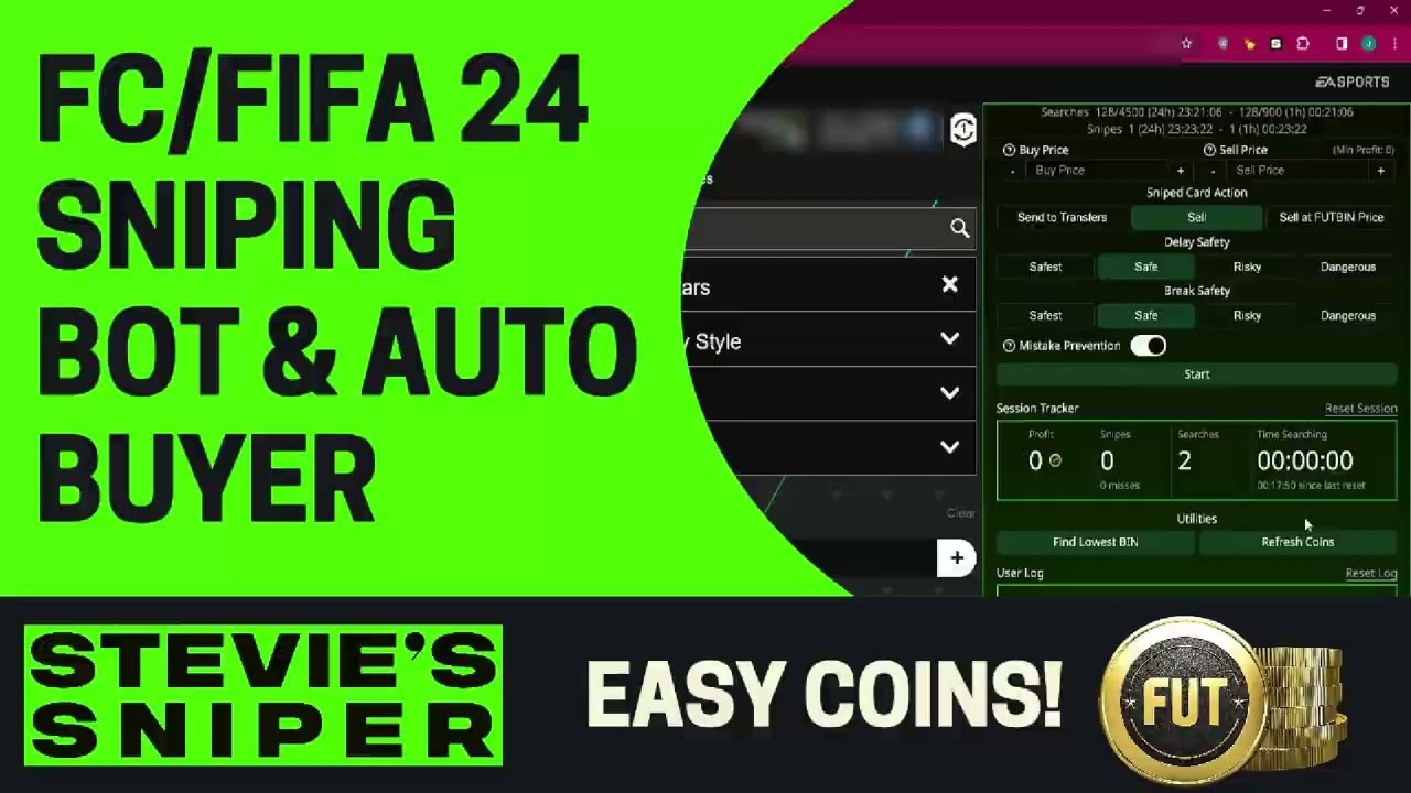 EA FC 24 FUT Sniping Bot / Autobuyer - Stevie's Sniper - YouTube
