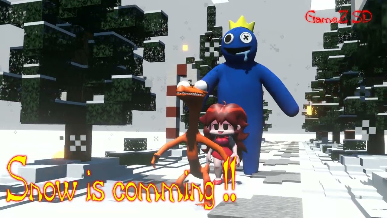 Snow is comming with Rainbow Friends - FNF Rainbow Friend - YouTube