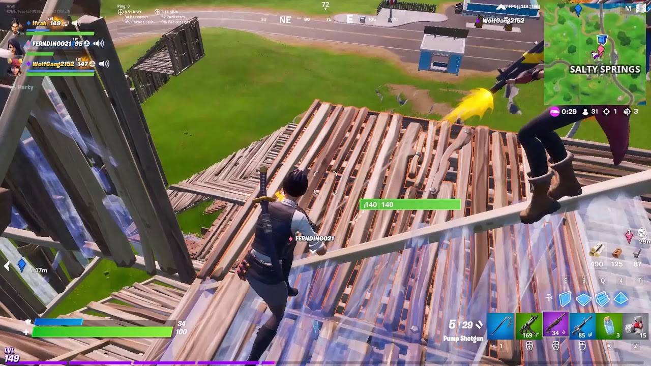 Fortnite: squad mates building improved - YouTube