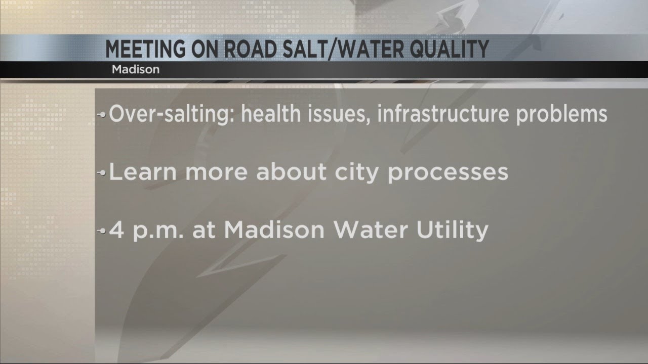 City of Madison hosting meeting about road salting and water quality ...