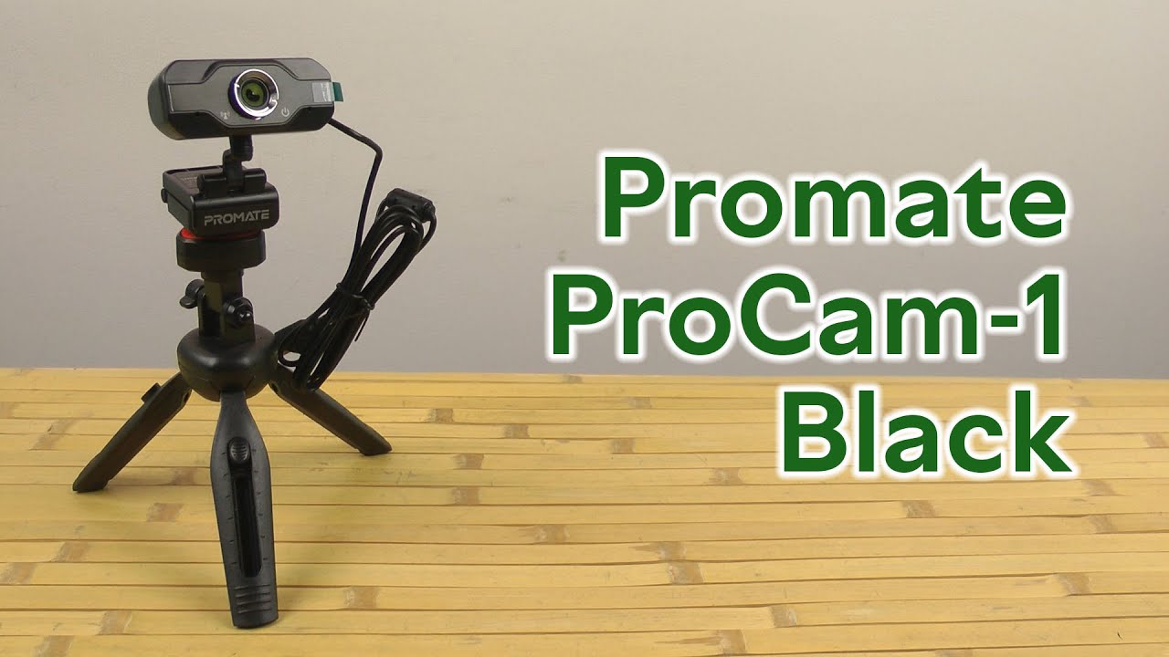 Распаковка Promate ProCam-1 FullHD USB Black (procam-1.black) - YouTube