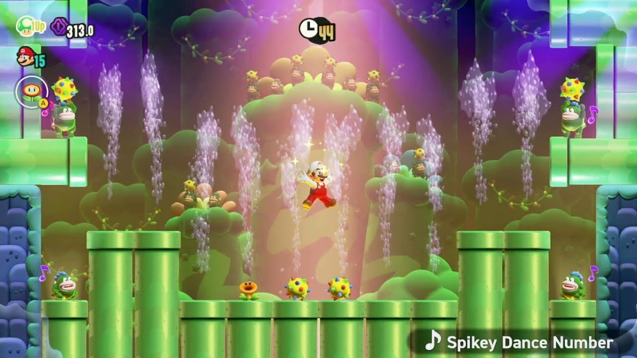 Spikey Dance Number in Super Mario Bros. Wonder - YouTube