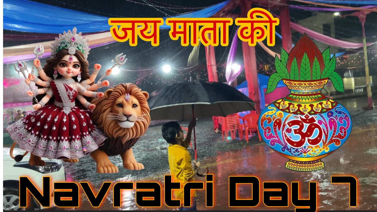 Navratri Day 7 || Navratri 2025 || Navratri Vlogs || Navratri New | 365 ...