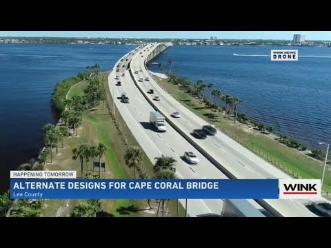 Alternate designs planned for Cape Coral Bridge - YouTube