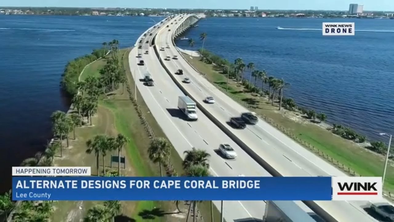 Alternate designs planned for Cape Coral Bridge - YouTube