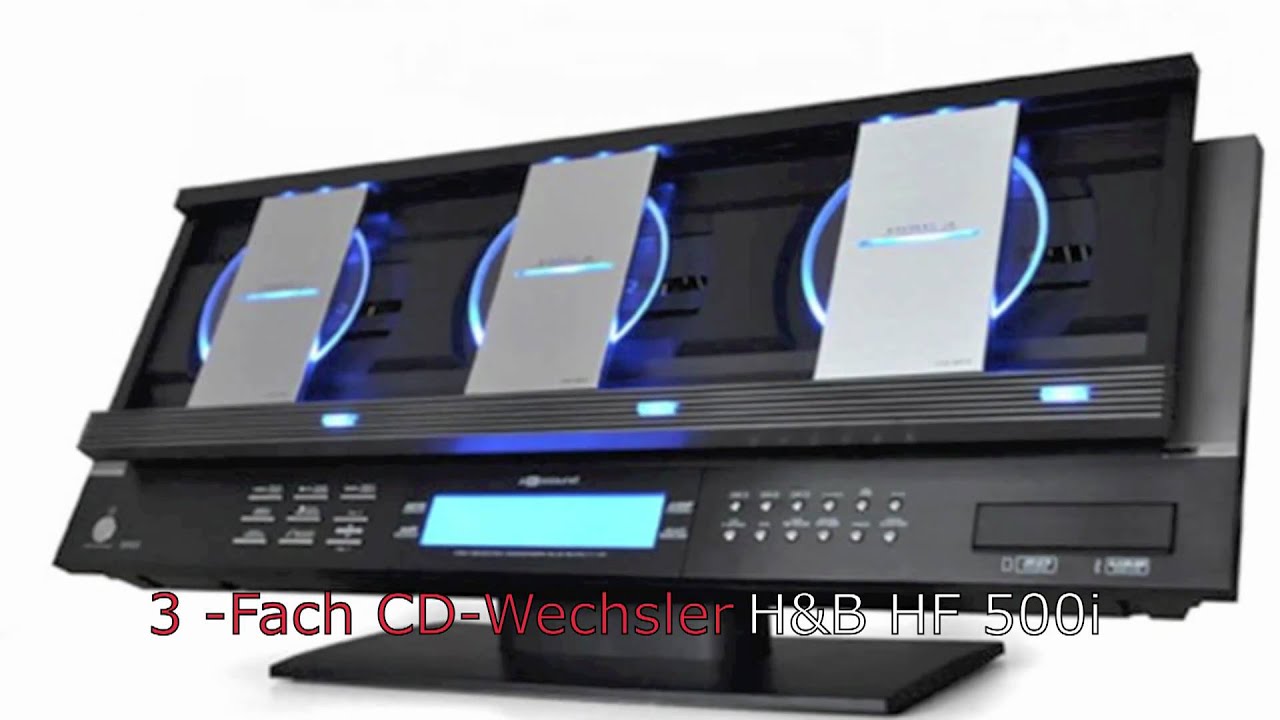 3 Fach CD-Wechsler H&B HF 500i USB SD MP3 - YouTube