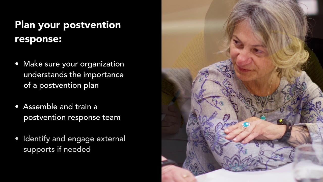 Postvention Planning Considerations - YouTube
