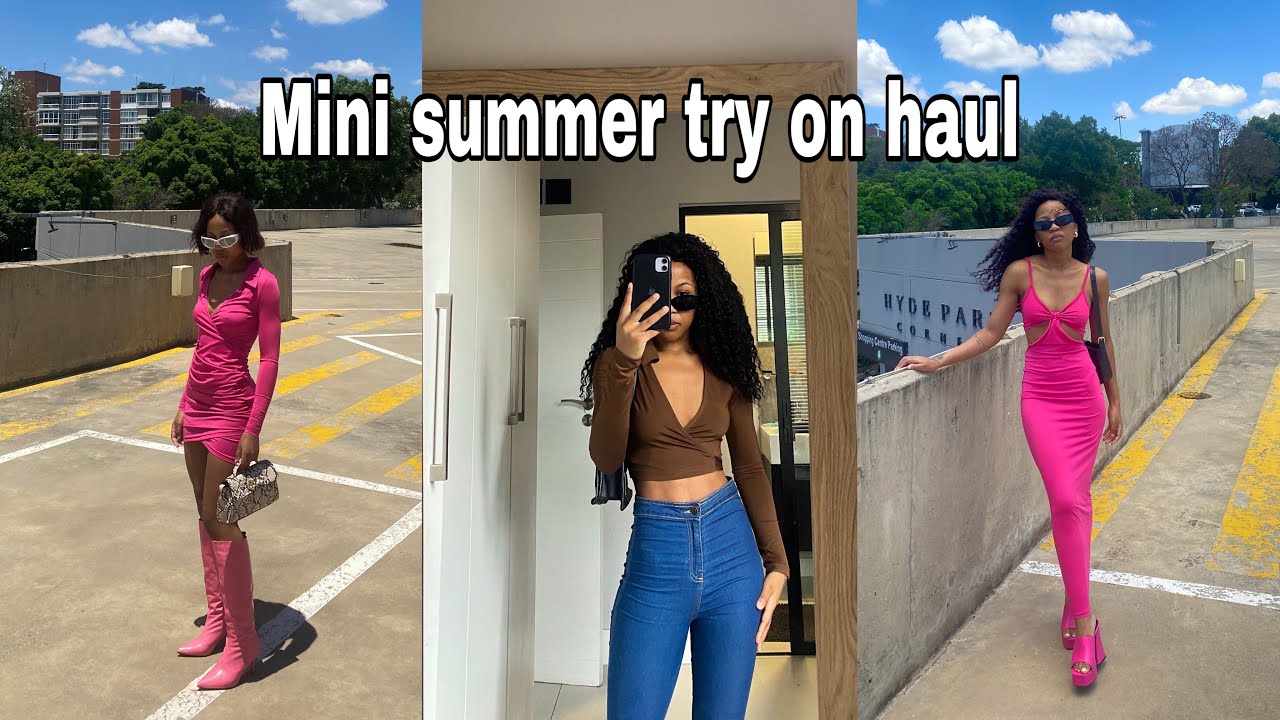 Mini summer try on haul 2022 (dresses and more) - YouTube