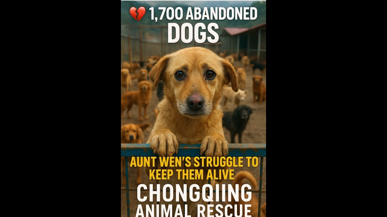 💔 1,700 Abandoned Dogs Aunt Wen’s Struggle to Keep Them Alive Chongqing ...