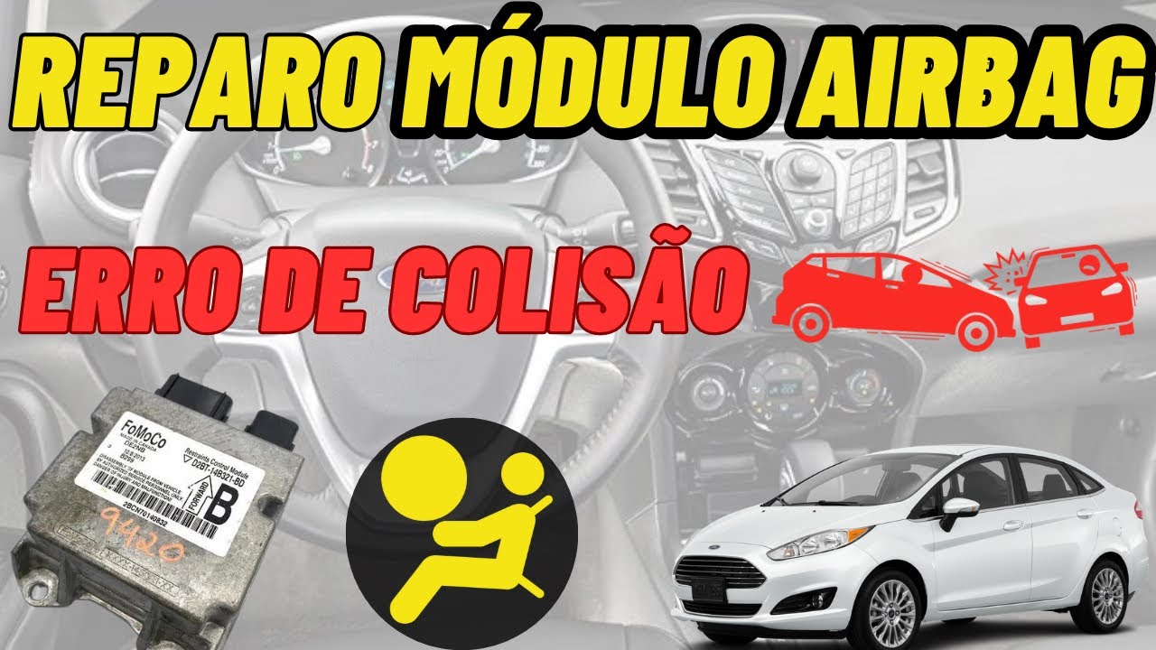 Reset Módulo Airbag DTC B1193 Erro de Colisão (Crash) New Fiesta 1.6 ...