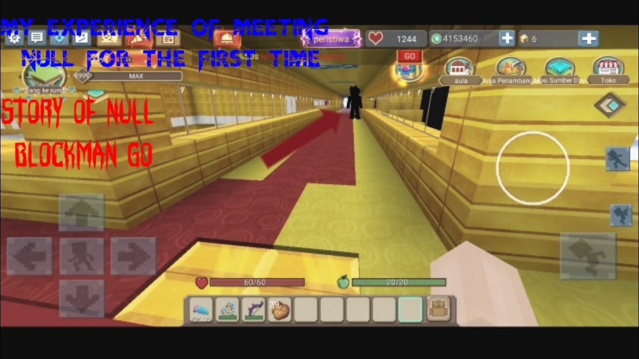 null showed itself to me!|blockman go real story|sky block - YouTube