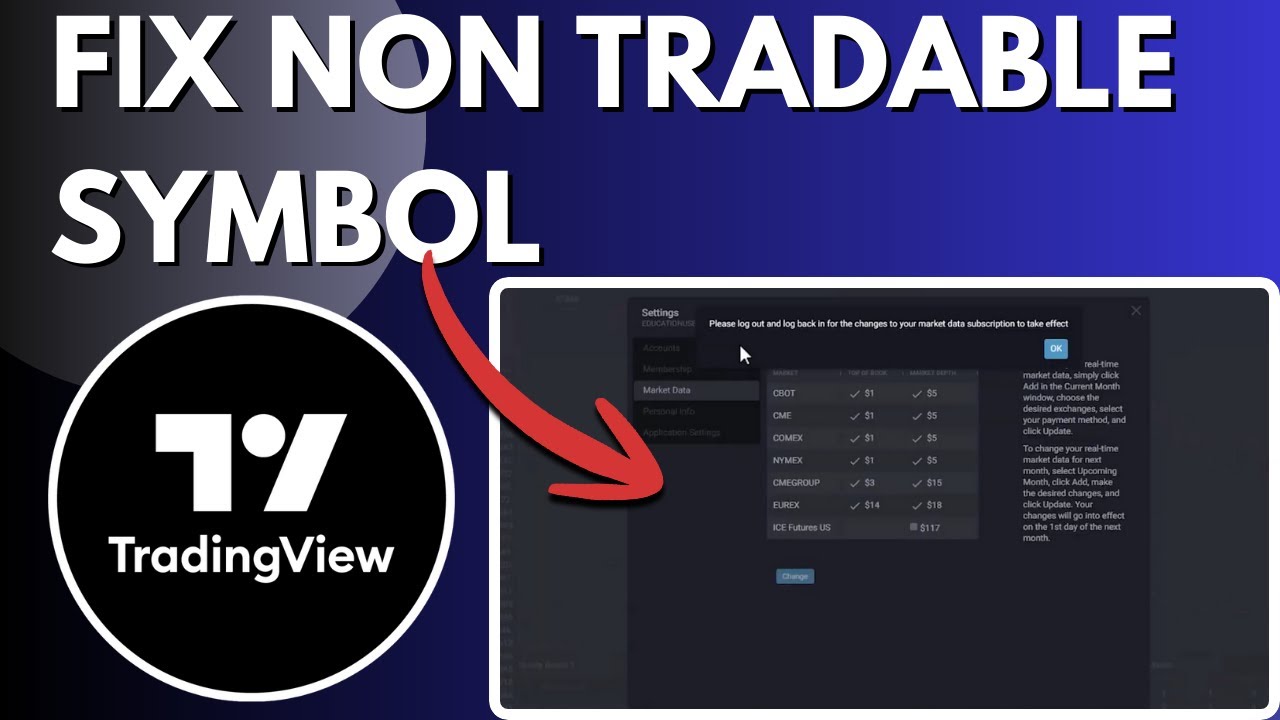How To Fix Non Tradable Symbol In TradingView (2026) - Simple Steps ...