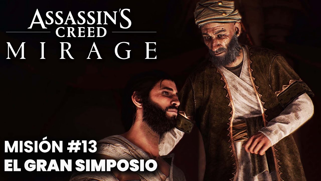 Assassin's Creed Mirage - Misión #13 - El Gran Simposio (Español) - YouTube
