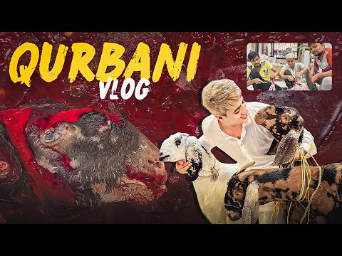 Bakra Eid 1st Day Vlog😳 Goat Qurbani 😓