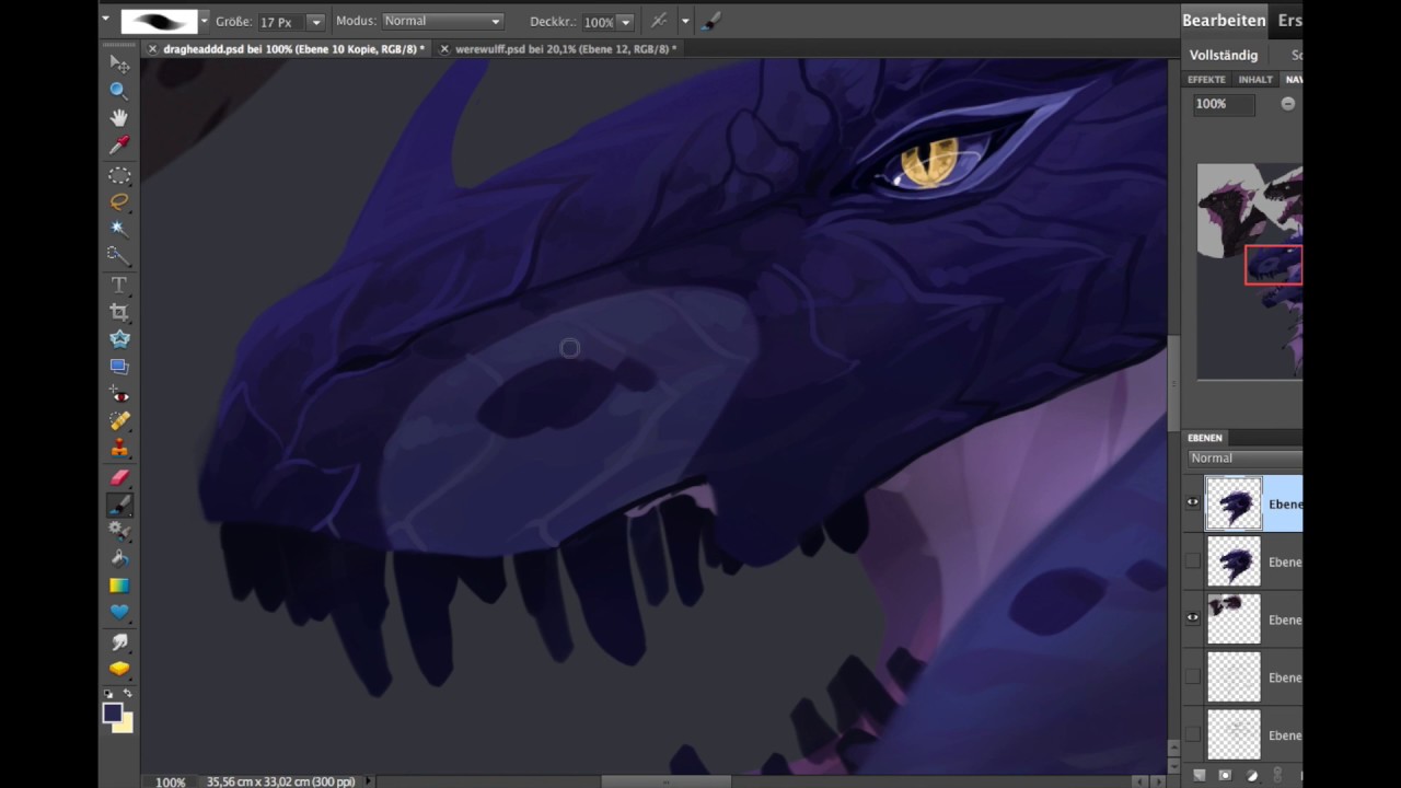 Speedpaint.40 dragon - YouTube