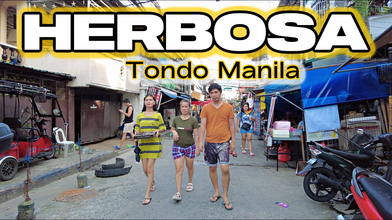 Walking Around Herbosa St Tondo Manila Philippines - YouTube