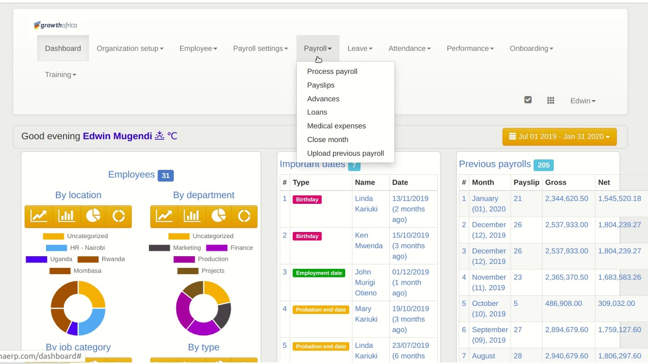 Update Employee Information on Step 1 of Process Payroll - YouTube