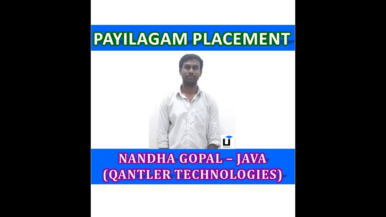Motivational Videos - Nanda Gopal(Qantler Tech) - Java Training in Chennai - Payilagam - YouTube