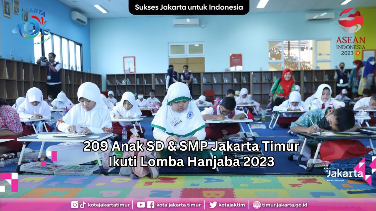 209 Anak SD & SMP Jakarta Timur Ikuti Lomba Hanjaba 2023 - YouTube