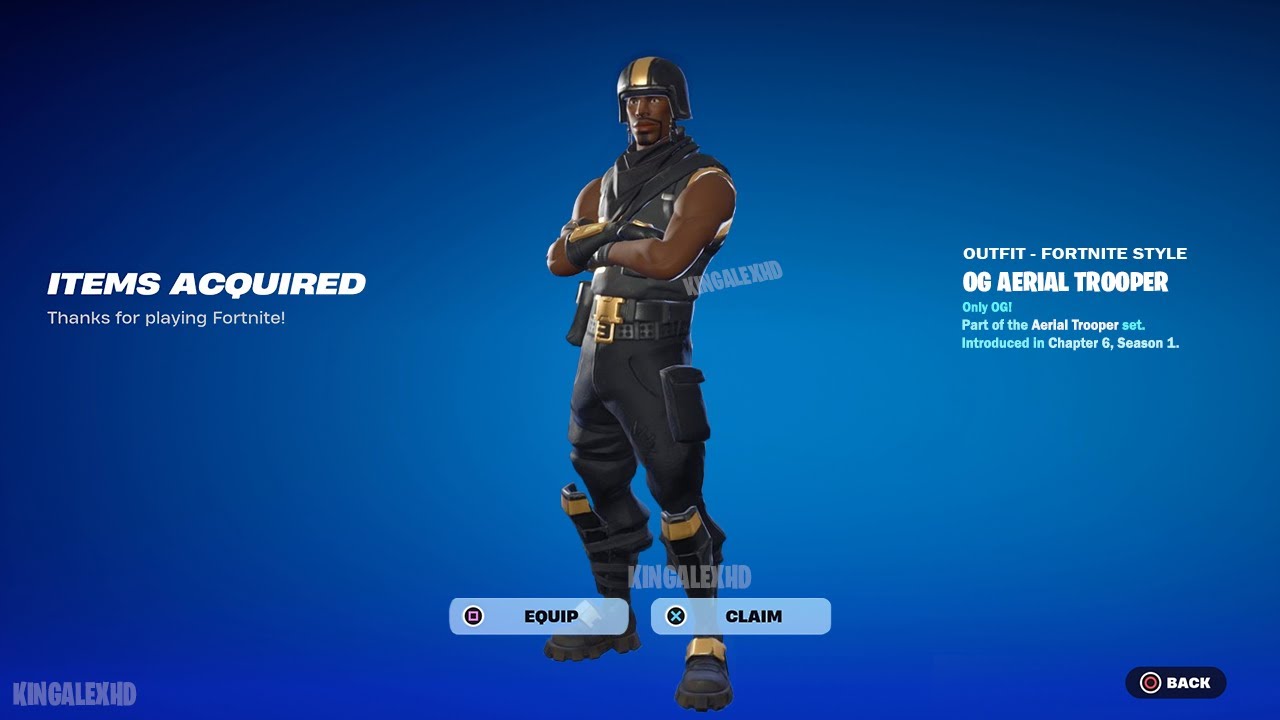 HOW TO GET OG AERIAL ASSAULT TROOPER SKIN FREE IN FORTNITE! - YouTube