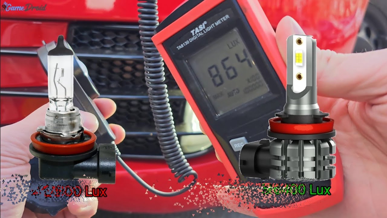 Light Showdown: Halogen vs LED Bulb Test - YouTube