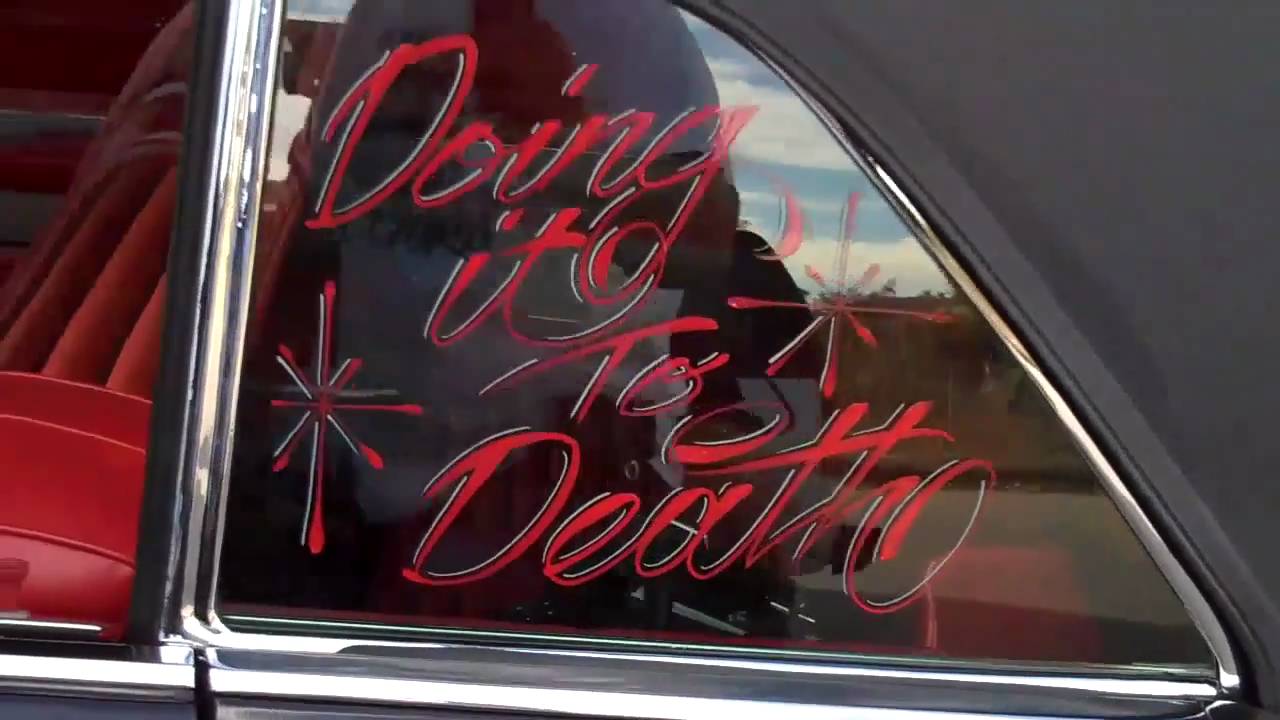 Xavier The X-Man®'s 1961 Impala Lowrider gets some lettering from ...