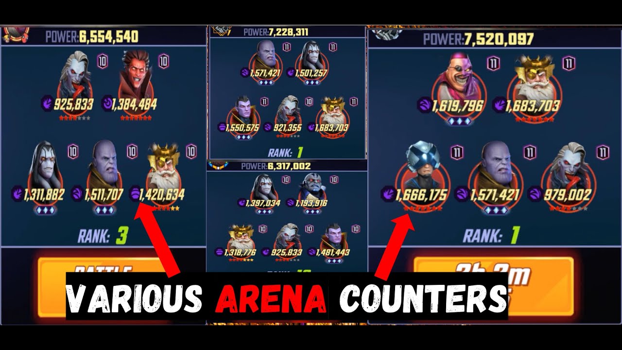 Fortifier Odin, GT 20 | Professor X | MSF Arena Counters - Marvel Strike Force @if2pgames - YouTube