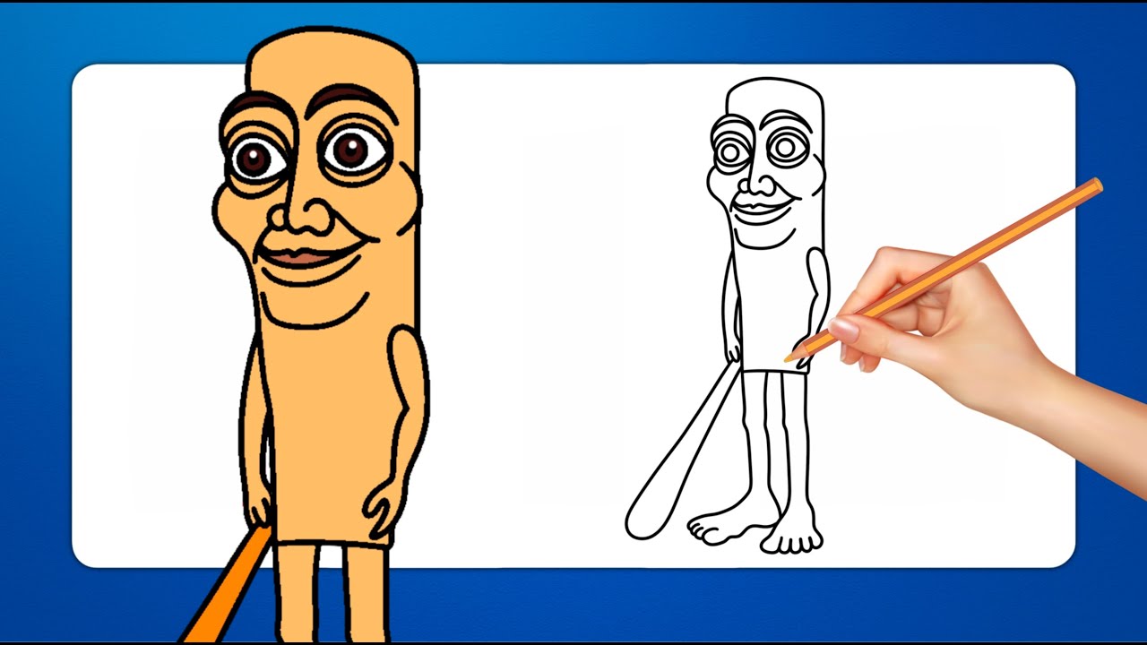 How to Draw Tung Tung Tung Sahur - Easy Step by Step Drawing - YouTube