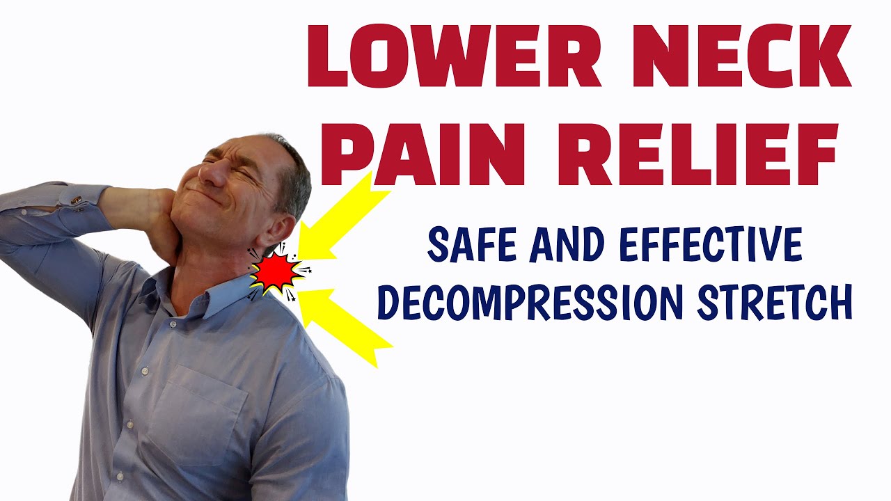 Lower Neck Pain Relief - YouTube