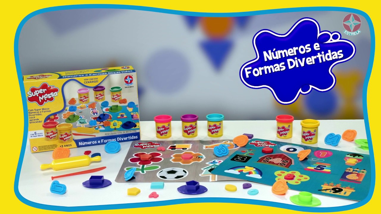 Manual em Vídeo Números e Formas Divertidas | Massinha Super Massa ...