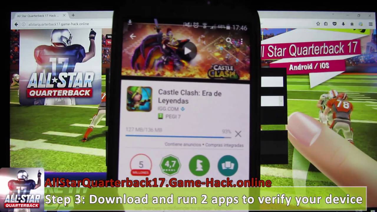 All Star Quarterback 17 hack unlimited tokens - YouTube