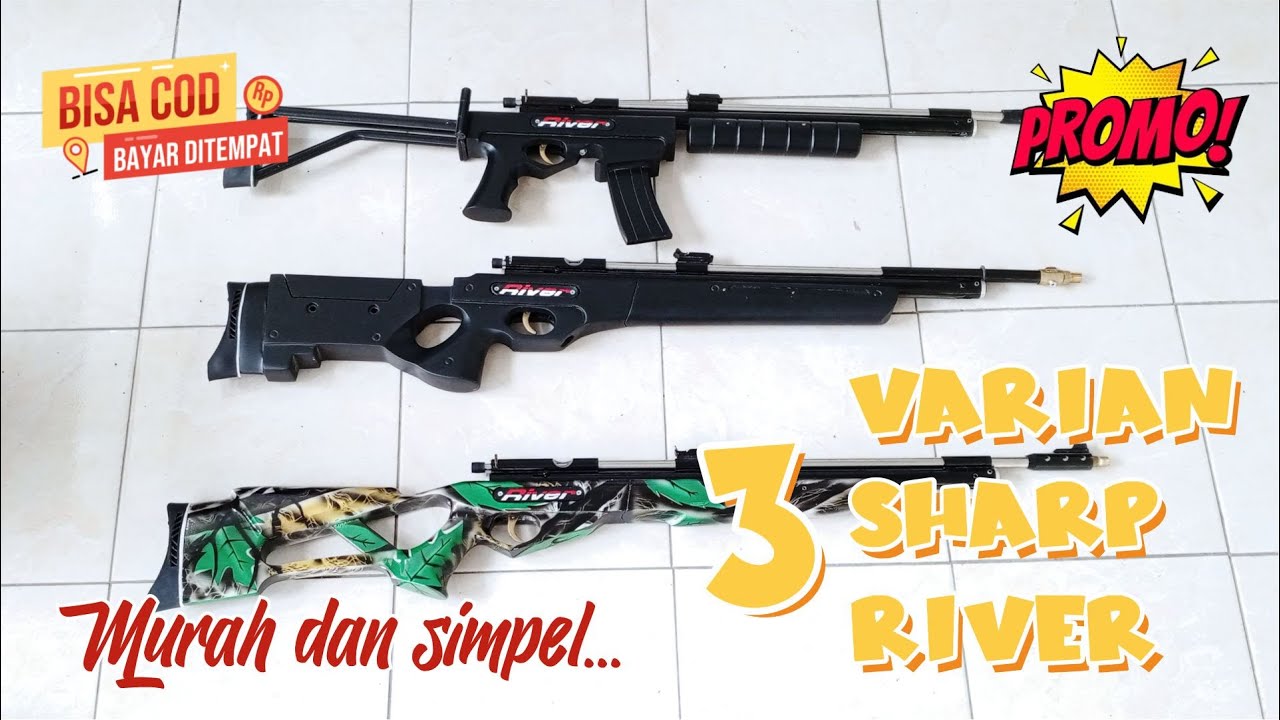 SENAPAN SIMPEL NO RIBET || SENAPAN UKLIK SHARP RIVER TAMPILAN OKE ...