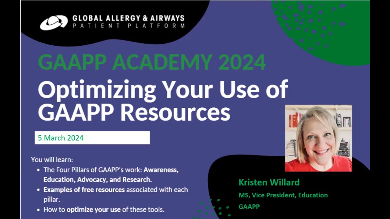 Optimizing yoiur use of your #GAAPPResources - GAAPP Academy 2024 - YouTube